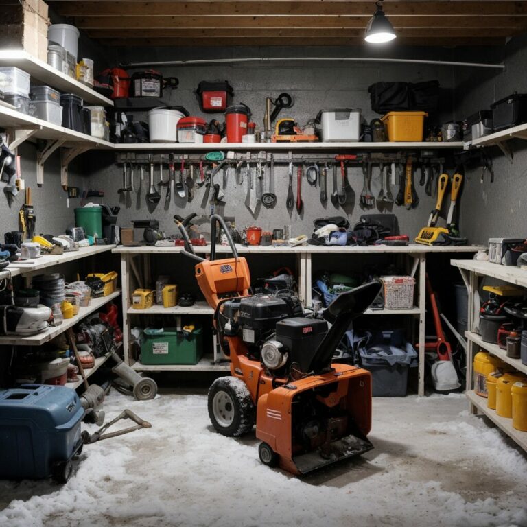 How to Store Your Snowblower in the Garage Safely (+Quick Tips)