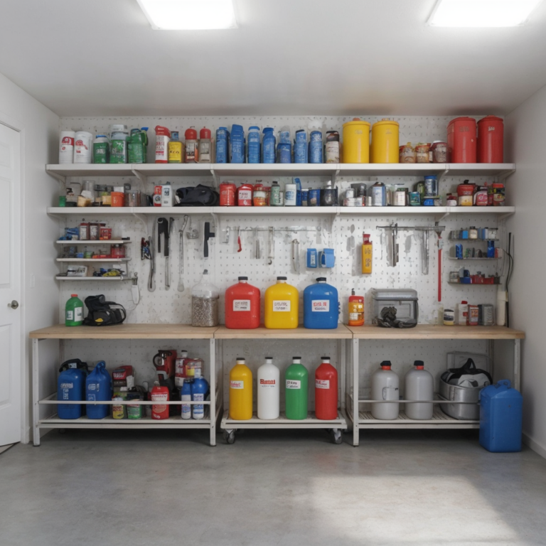 How to Store Chemicals and Hazardous Materials in the Garage!
